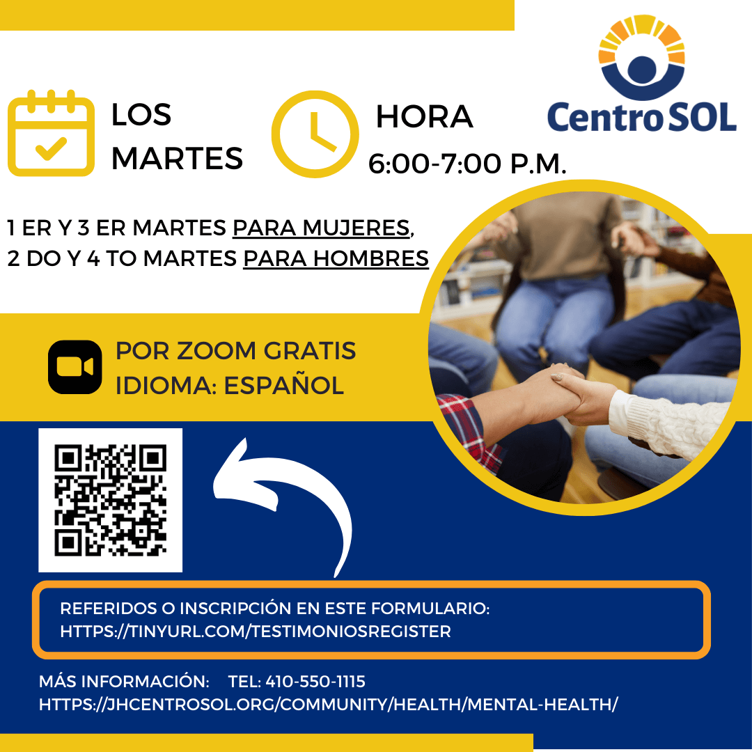 Testimonios Program | Centro SOL